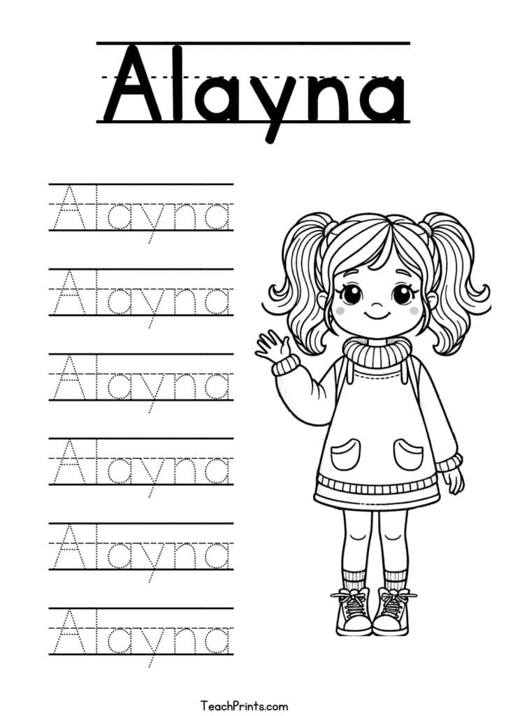 Tracing Your Name Worksheet