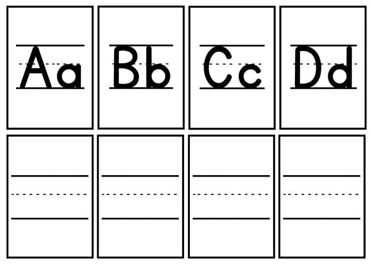 17 Free Alphabet Flashcards Sets (Printable) - Teach Prints