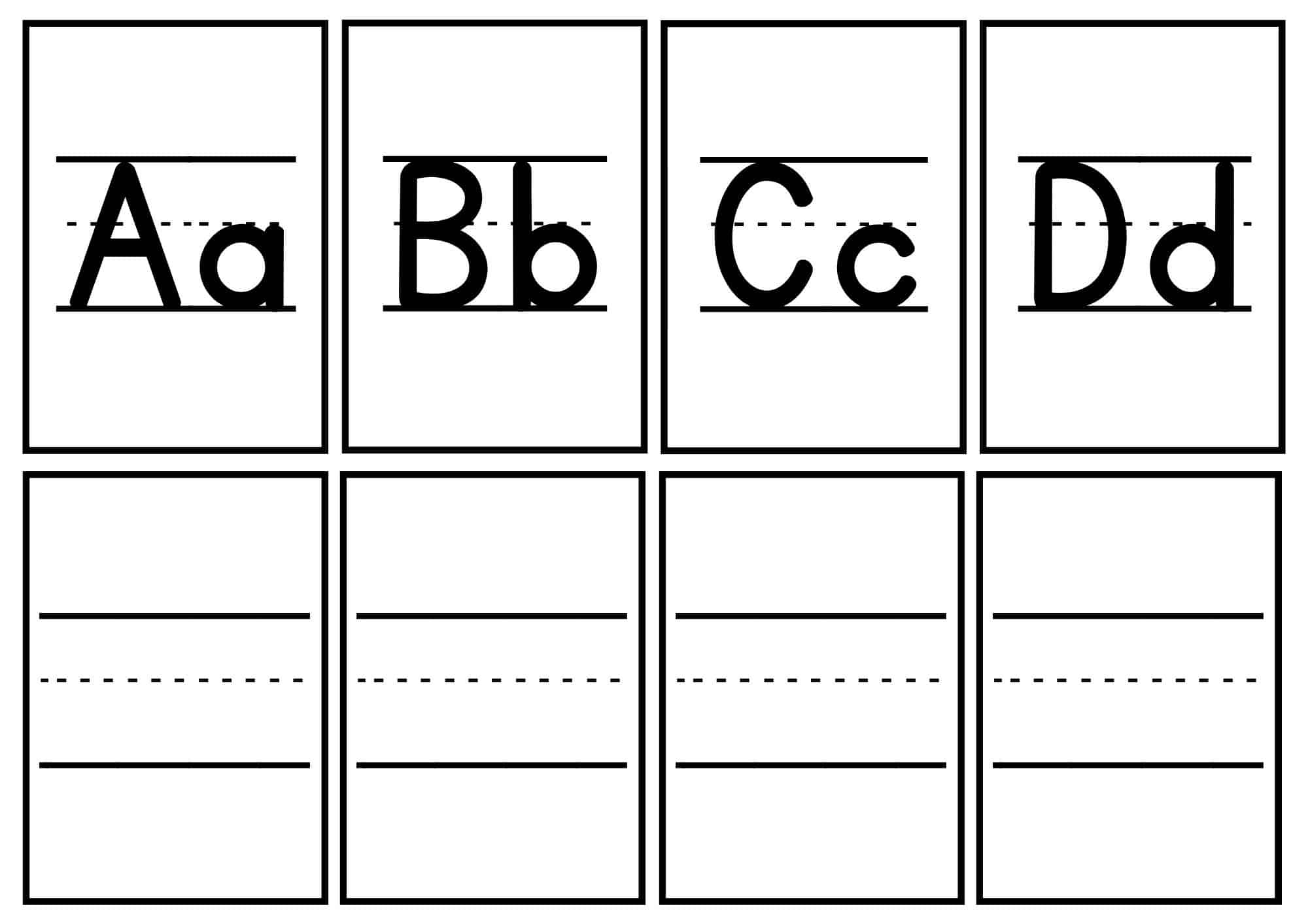 17 Free Alphabet Flashcards Sets (Printable) - Teach Prints