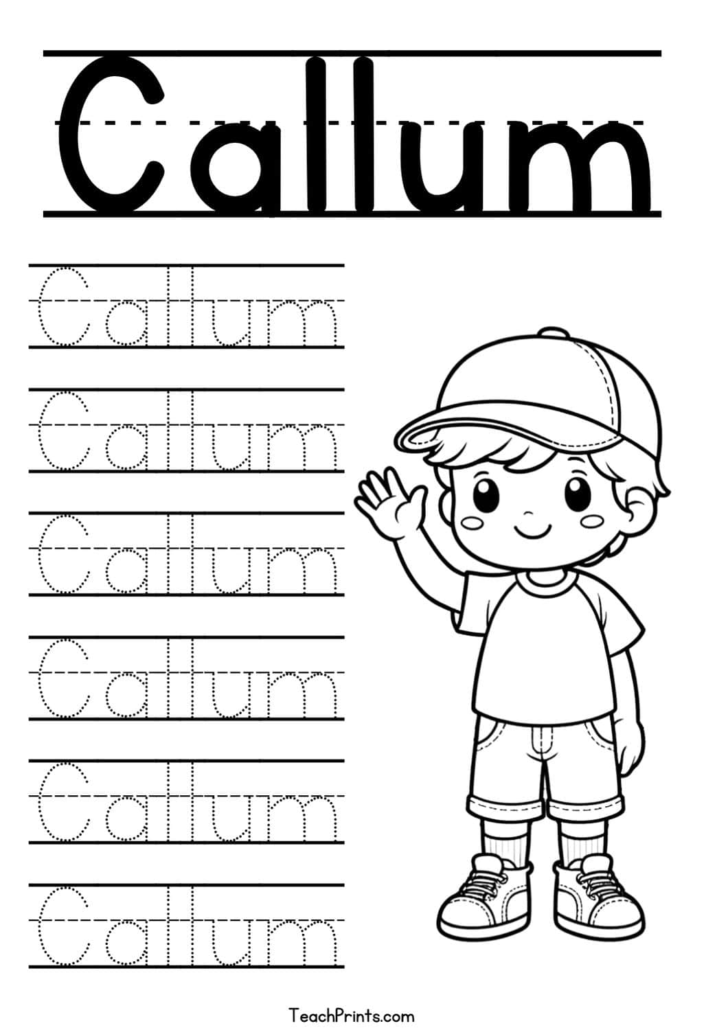 Free Name Tracing Worksheets - 901 Names A to Z (Printable)