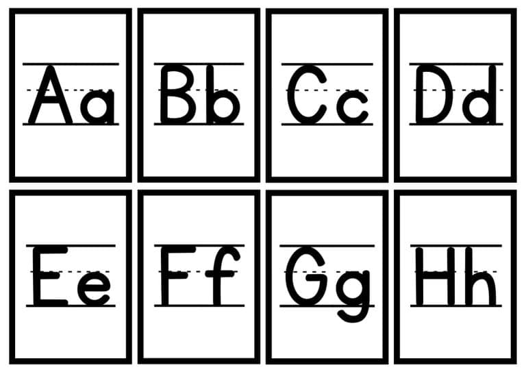 17 Free Alphabet Flashcards Sets (Printable) - Teach Prints