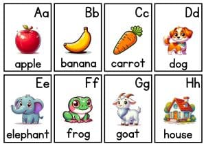 17 Free Alphabet Flashcards Sets (Printable) - Teach Prints