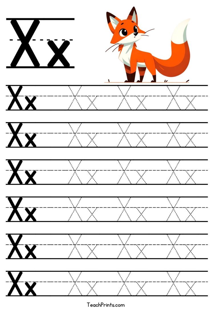 Letter W Tracing Worksheet - Free Printables - Teach Prints