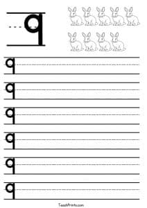 Number 9 Tracing Worksheets - Free Printables - Teach Prints