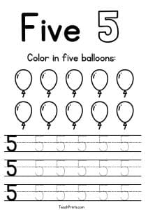 Tracing Numbers 1-10 Worksheets (Free Printable Pdfs) - 🍎 Teach Prints