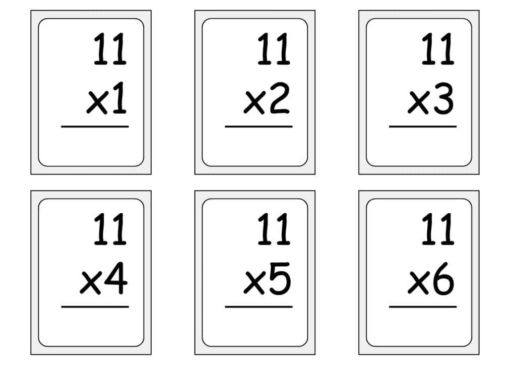Multiplication Flashcards - Free Printables (48 Pages) - Teach Prints