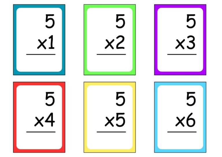 Multiplication Flashcards - Free Printables (48 Pages) - Teach Prints