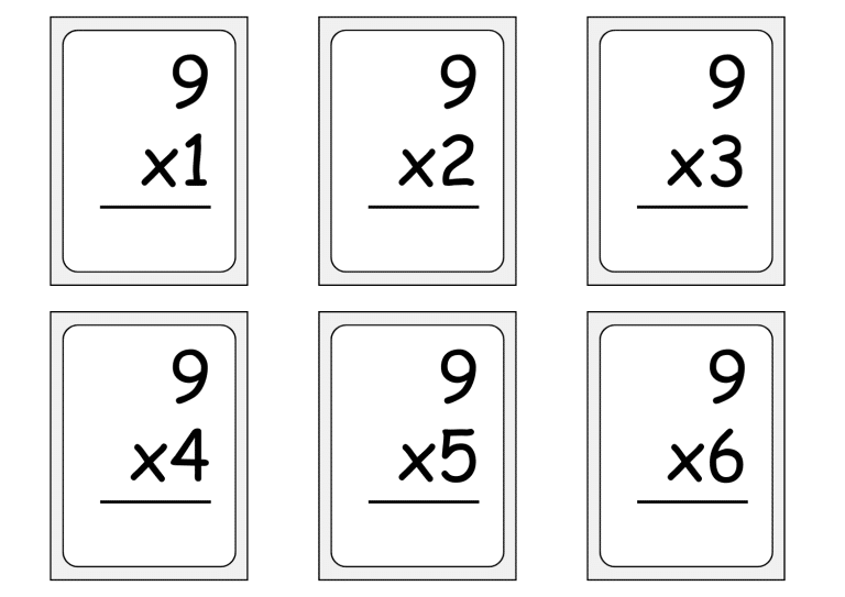 Multiplication Flashcards - Free Printables (48 Pages) - Teach Prints