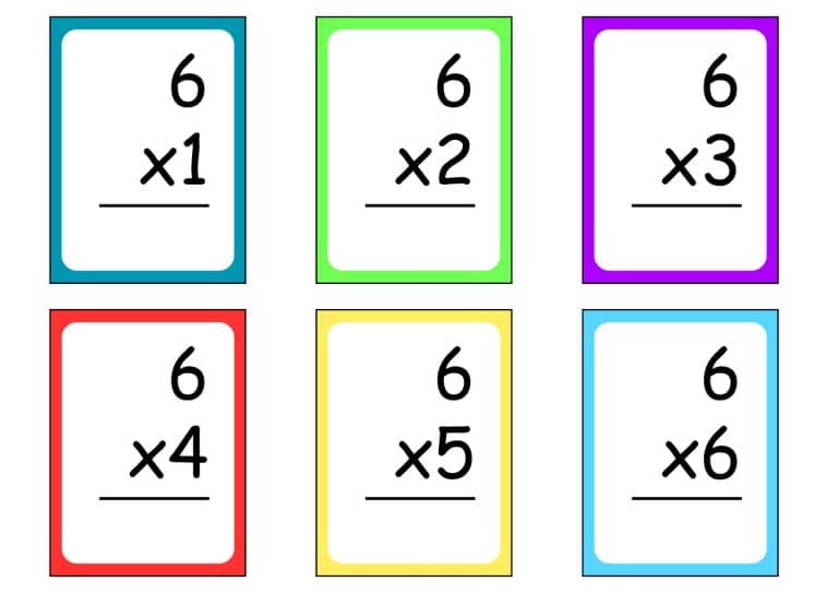 Multiplication Flashcards - Free Printables (48 Pages) - Teach Prints