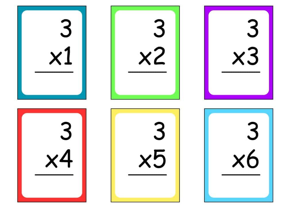 Multiplication Flashcards - Free Printables (48 Pages) - Teach Prints