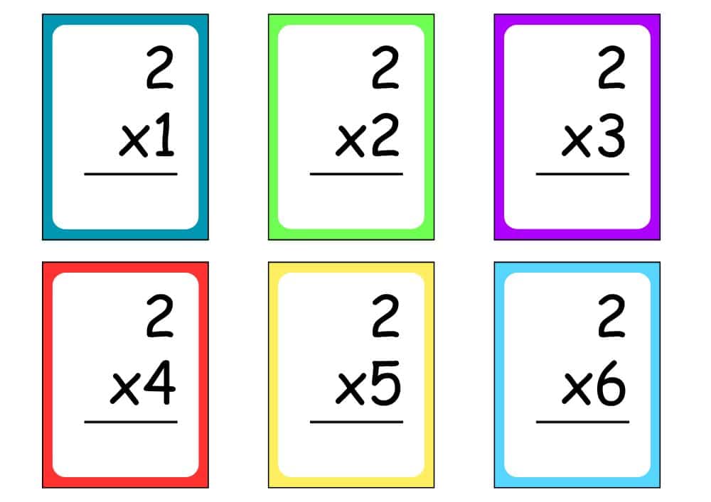 Multiplication Flashcards - Free Printables (48 Pages) - Teach Prints