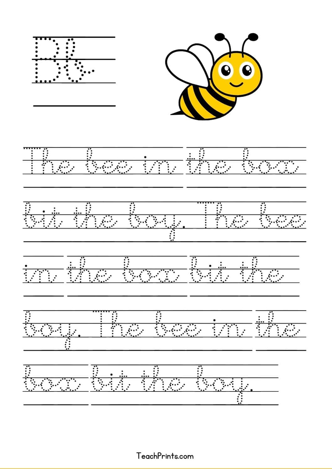 Cursive Alphabet Tracing Worksheets - Free Printables - Teach Prints