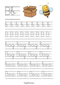 10 Cursive A Tracing Worksheets - Free Printables - Teach Prints