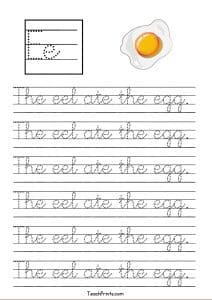 Cursive Alphabet Tracing Worksheets - Free Printables - Teach Prints