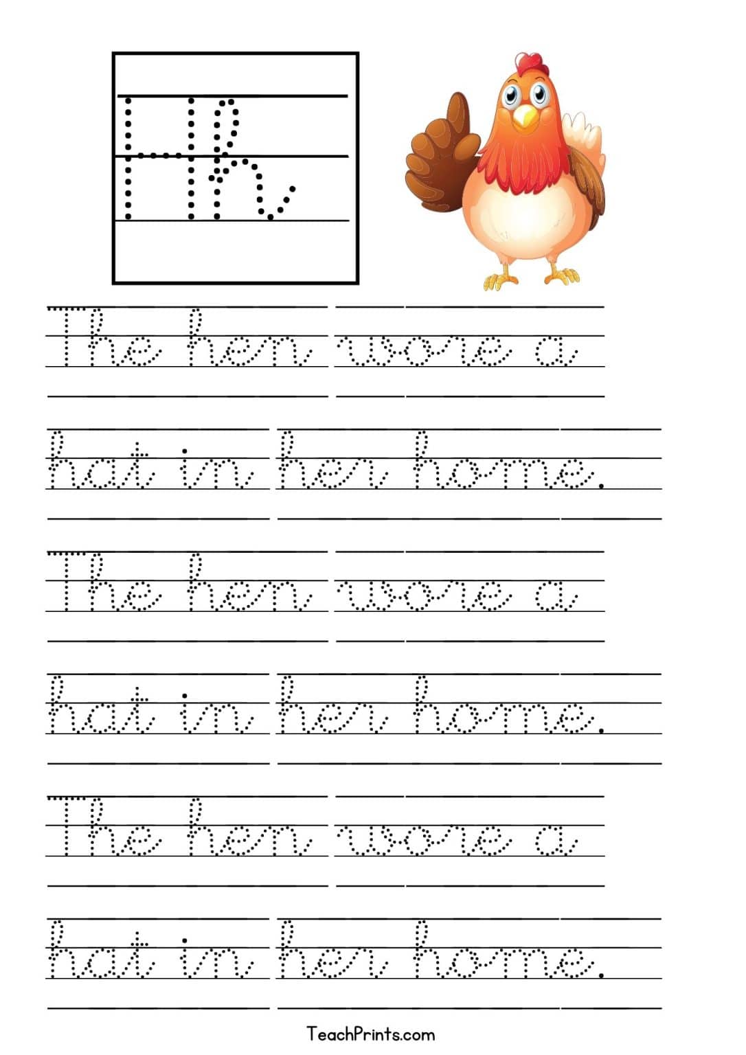 Cursive Alphabet Tracing Worksheets - Free Printables - Teach Prints