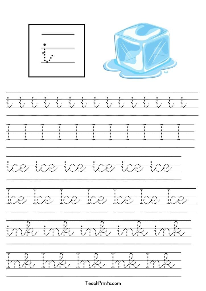 10 Cursive G Tracing Worksheets - Free Printables - Teach Prints