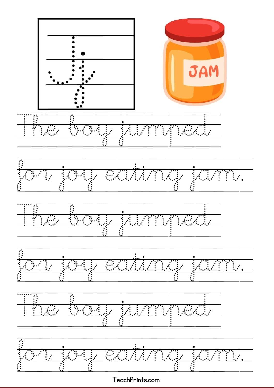 Cursive Alphabet Tracing Worksheets - Free Printables - Teach Prints