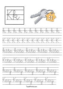Cursive Letter Tracing Worksheets - Free A to Z Printables - Teach Prints