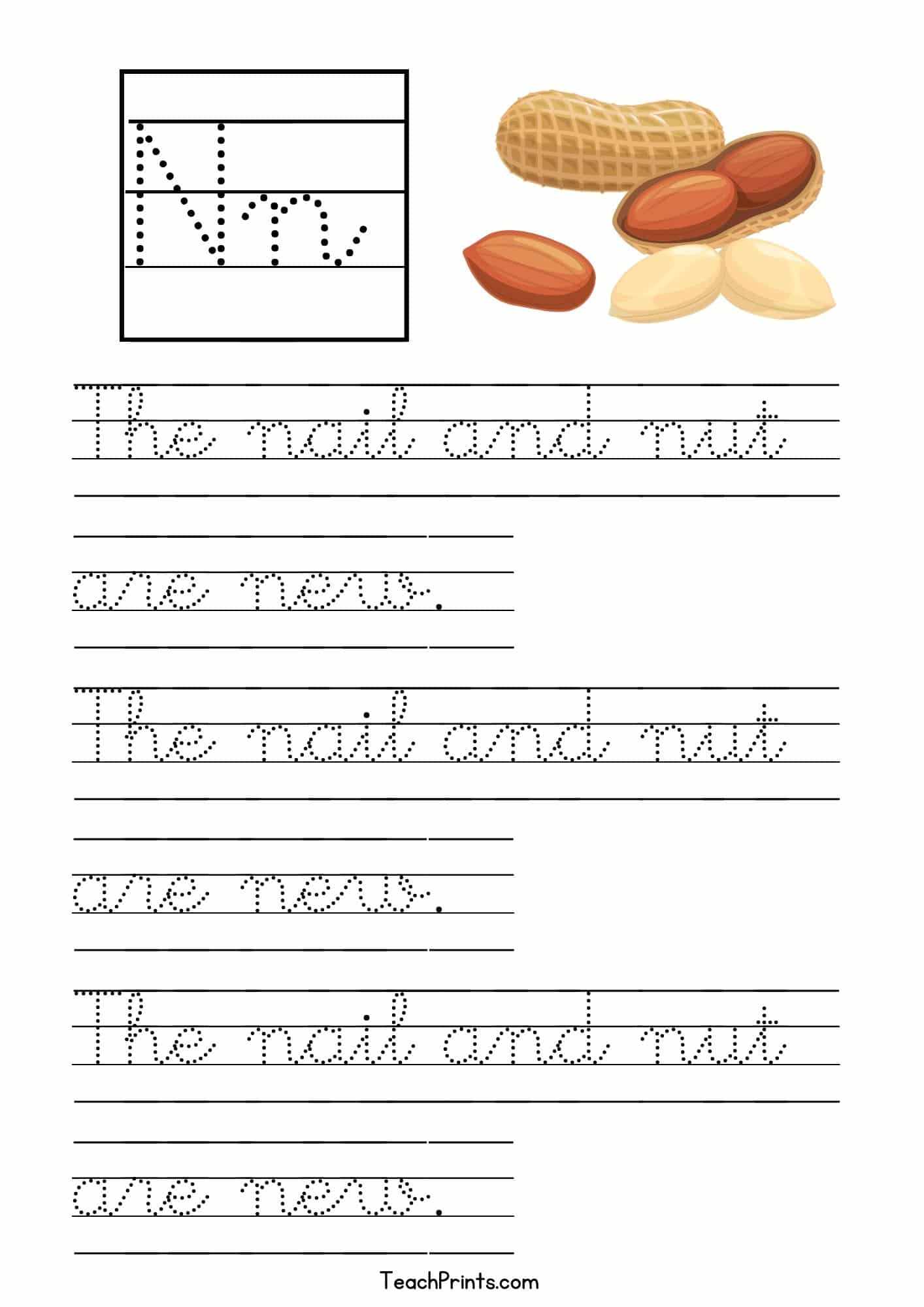 Cursive Alphabet Tracing Worksheets - Free Printables - Teach Prints