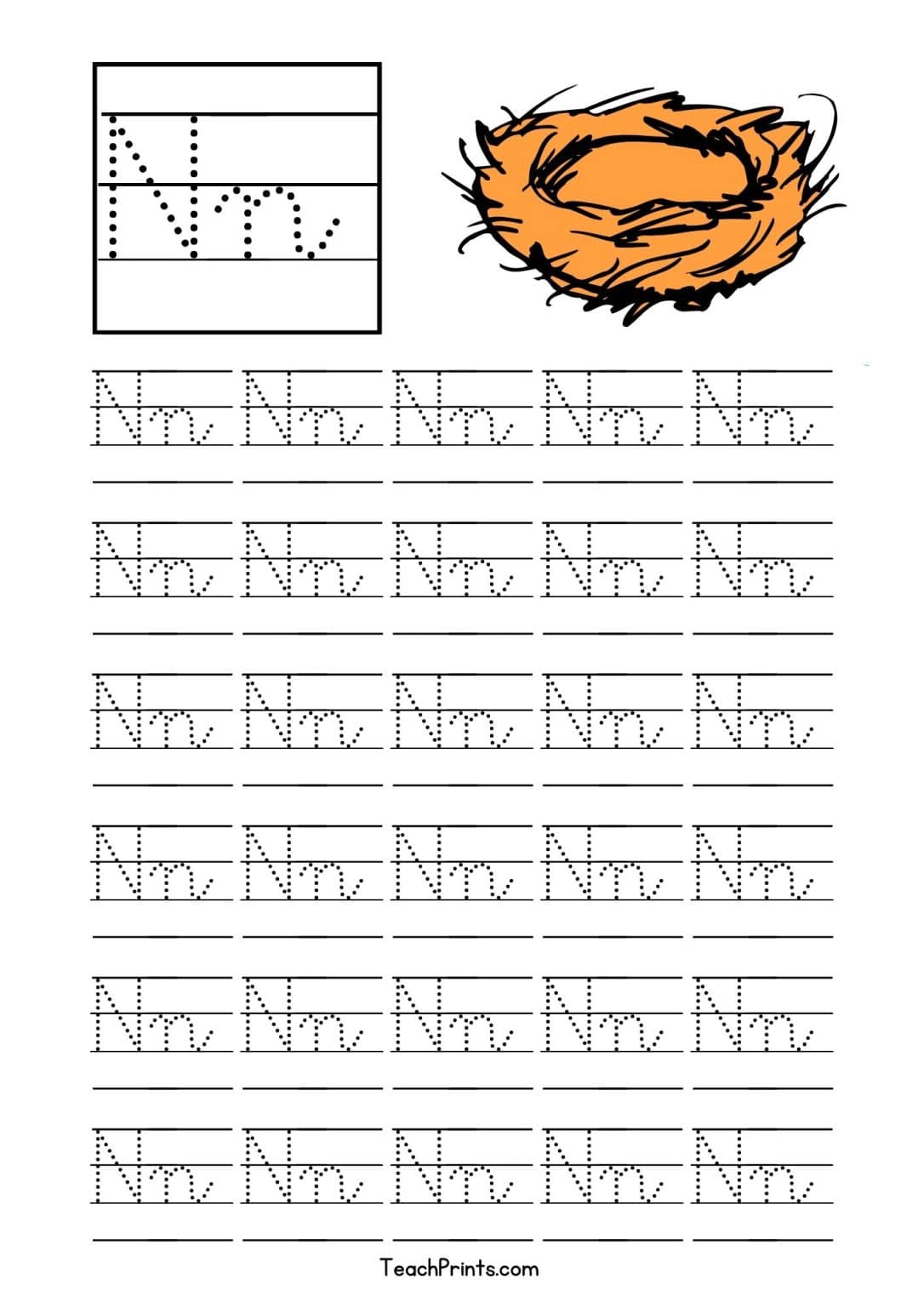 10 Cursive O Tracing Worksheets - Free Printables - Teach Prints