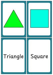 Shapes Flashcards (2D & 3D) - Free Printables - Teach Prints