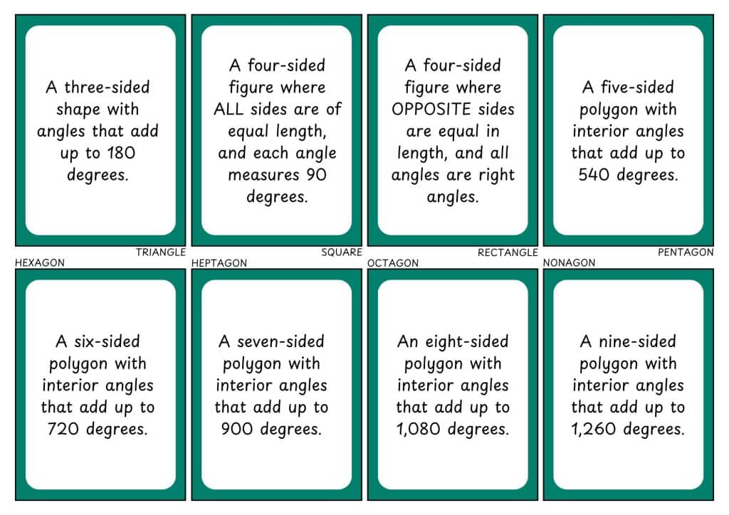 Shapes Flashcards (2D & 3D) - Free Printables - Teach Prints