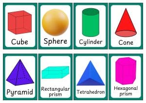 Shapes Flashcards (2D & 3D) - Free Printables - Teach Prints