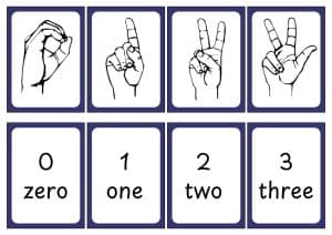 ASL Sign Language Flashcards - Free Printables - Teach Prints