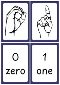 ASL Sign Language Flashcards - Free Printables - Teach Prints