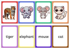 Animals Flashcards (64 Animals!) - Free Printables - 🍎 Teach Prints