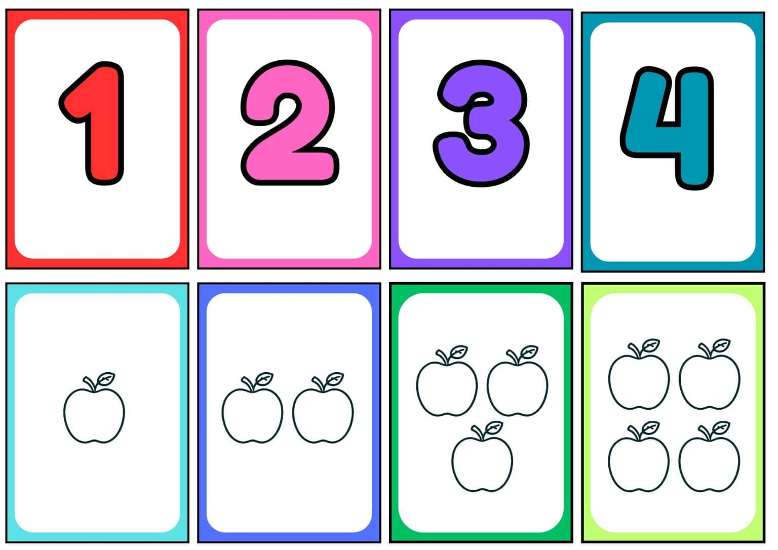 Numbers Flashcards (Numbers 1-100) - Free Printables - Teach Prints
