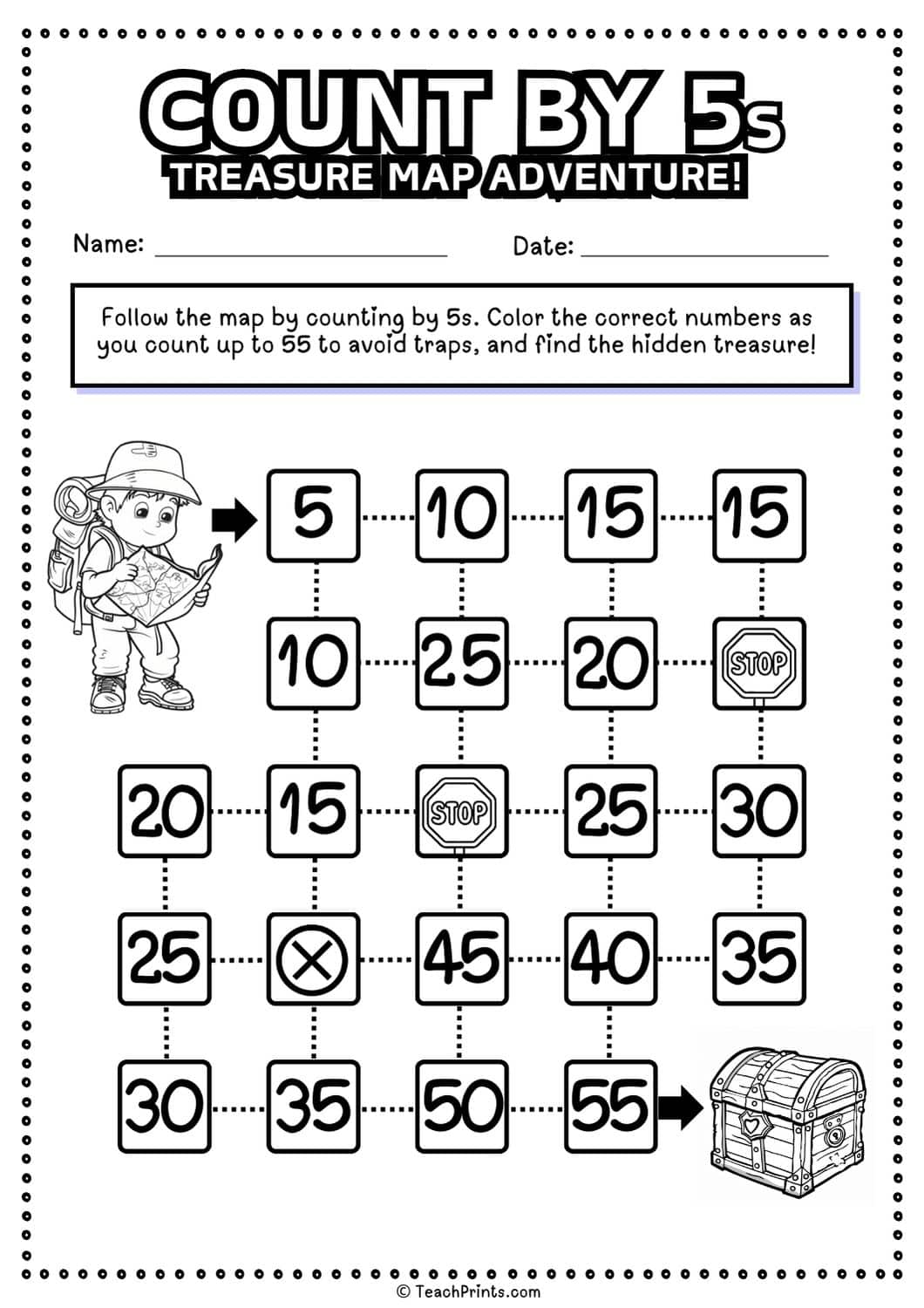 Counting By 5 Worksheets Printable Fanny Printable
