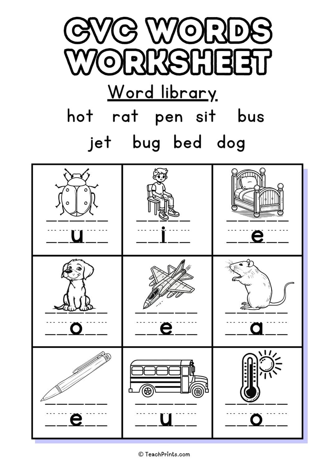 101 Free CVC Words Flashcards Teach Prints 101 Free CVC Words Flashcards Teach Prints