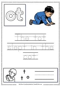Free 'ot' Word Family Worksheets - Teach Prints