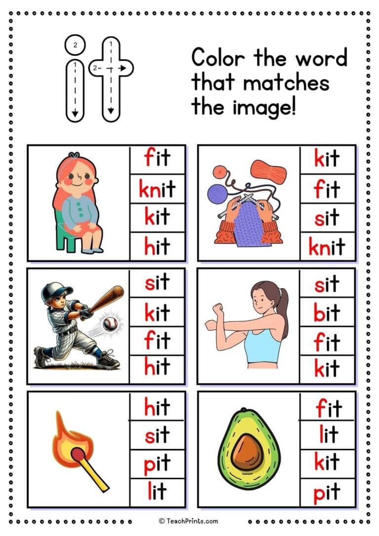 Kindergarten - Teach Prints