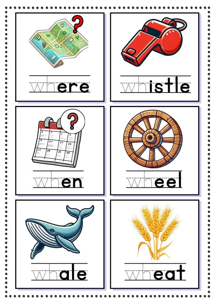 Wh Words Worksheets - Free PDF Printables - Teach Prints