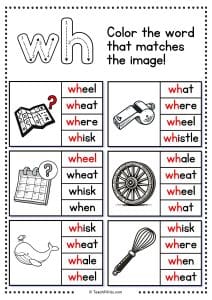 Wh Words Worksheets - Free PDF Printables - Teach Prints