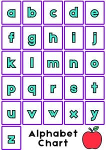 11 Free Printable Alphabet Charts - Teach Prints