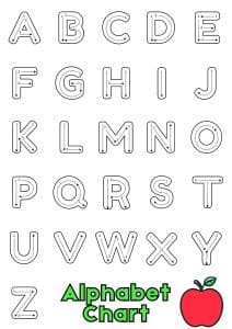 11 Free Printable Alphabet Charts - Teach Prints