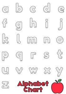 11 Free Printable Alphabet Charts - Teach Prints