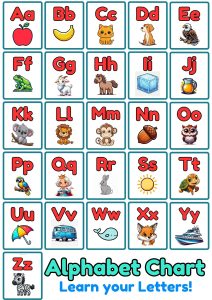 11 Free Printable Alphabet Charts - Teach Prints