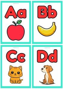 17 Free Alphabet Flashcards Sets (Printable) - Teach Prints