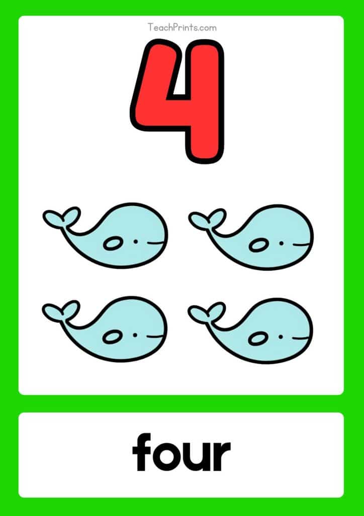 Numbers Flashcards (Numbers 1-100) - Free Printables - Teach Prints
