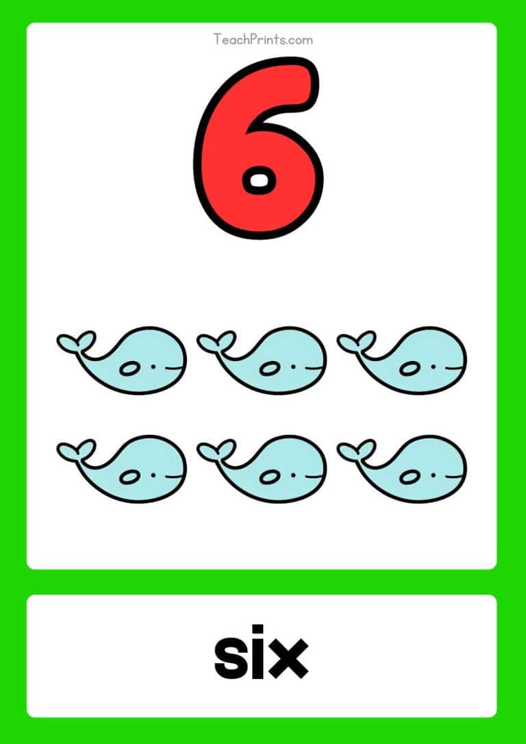 Numbers Flashcards (Numbers 1-100) - Free Printables - Teach Prints