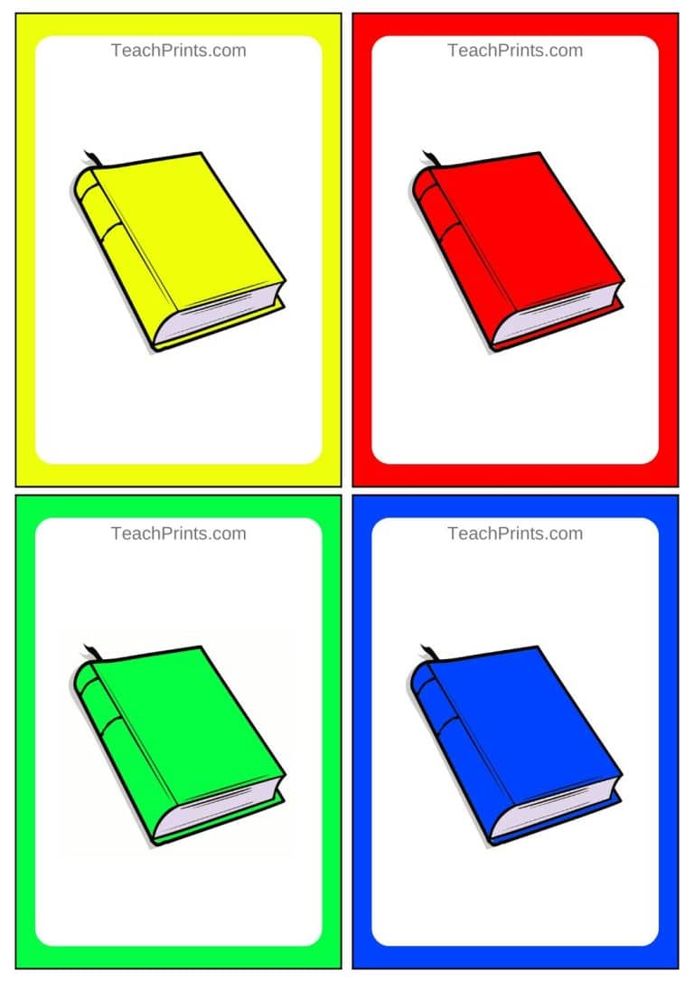 Colors Flashcards (Free and Printable) - Teach Prints