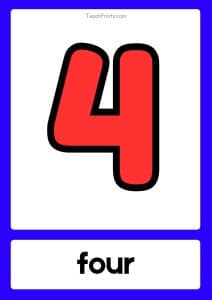 Numbers Flashcards (Numbers 1-100) - Free Printables - Teach Prints