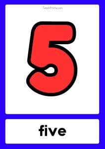 Numbers Flashcards (Numbers 1-100) - Free Printables - Teach Prints