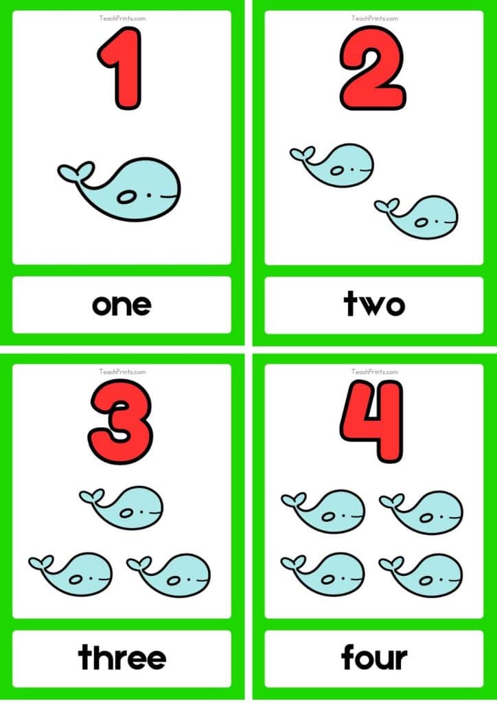 Numbers Flashcards (Numbers 1-100) - Free Printables - Teach Prints