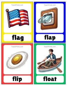 100 Free Consonant Blends Flashcards (Printable) - Teach Prints