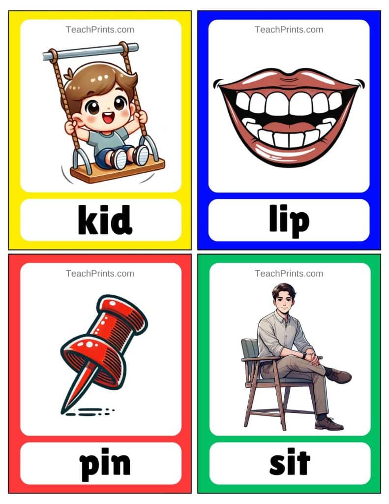 1,141 Free Phonics Flashcards (Printable) - Teach Prints